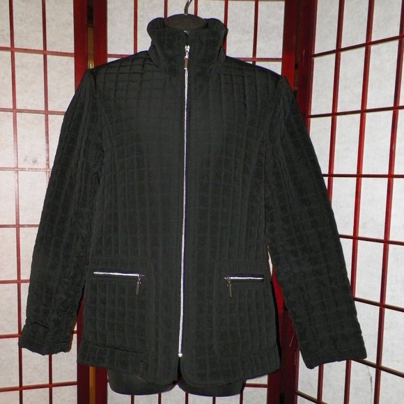 George | Jackets & Coats | George Black Quilted Jacket Coat Light ...